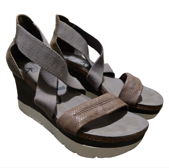 OTBT | Shoes | Otbt Halfmoon Sport Bottom Wedge Sandals | Poshmark